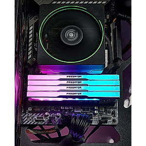 Acer Predator Apollo RGB 16GB (8GBx2) Gaming RAM 4133 MHz DDR4 CL19 1.4V Desktop Computer LED Memory Kit - BL.9BWWR.254