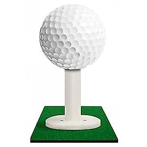 Player Supreme Rubber Golf Tees for Practice & Driving Range Mats (3 Tee Packs) (Standard Mat Tee, 2.5")
