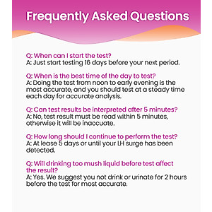 Femometer Ovulation Test Strips, 50 LH Strips for Women Over 99% Accurate & Easy to Use