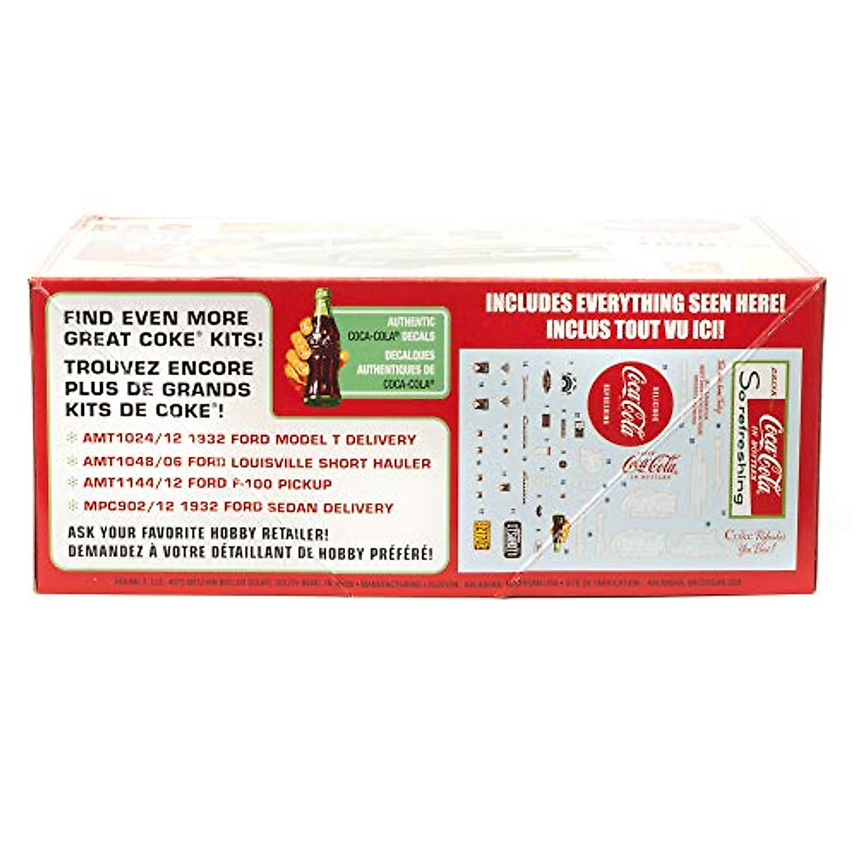 AMT 1953 Ford Victoria Hardtop w/Coca-Cola Machine 1:25 Scale Model Kit (AMT1146M)