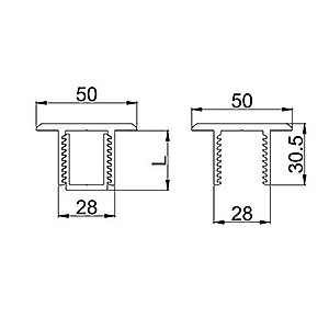 Benys Solar Adjustable Mid Clamp Pack of 8