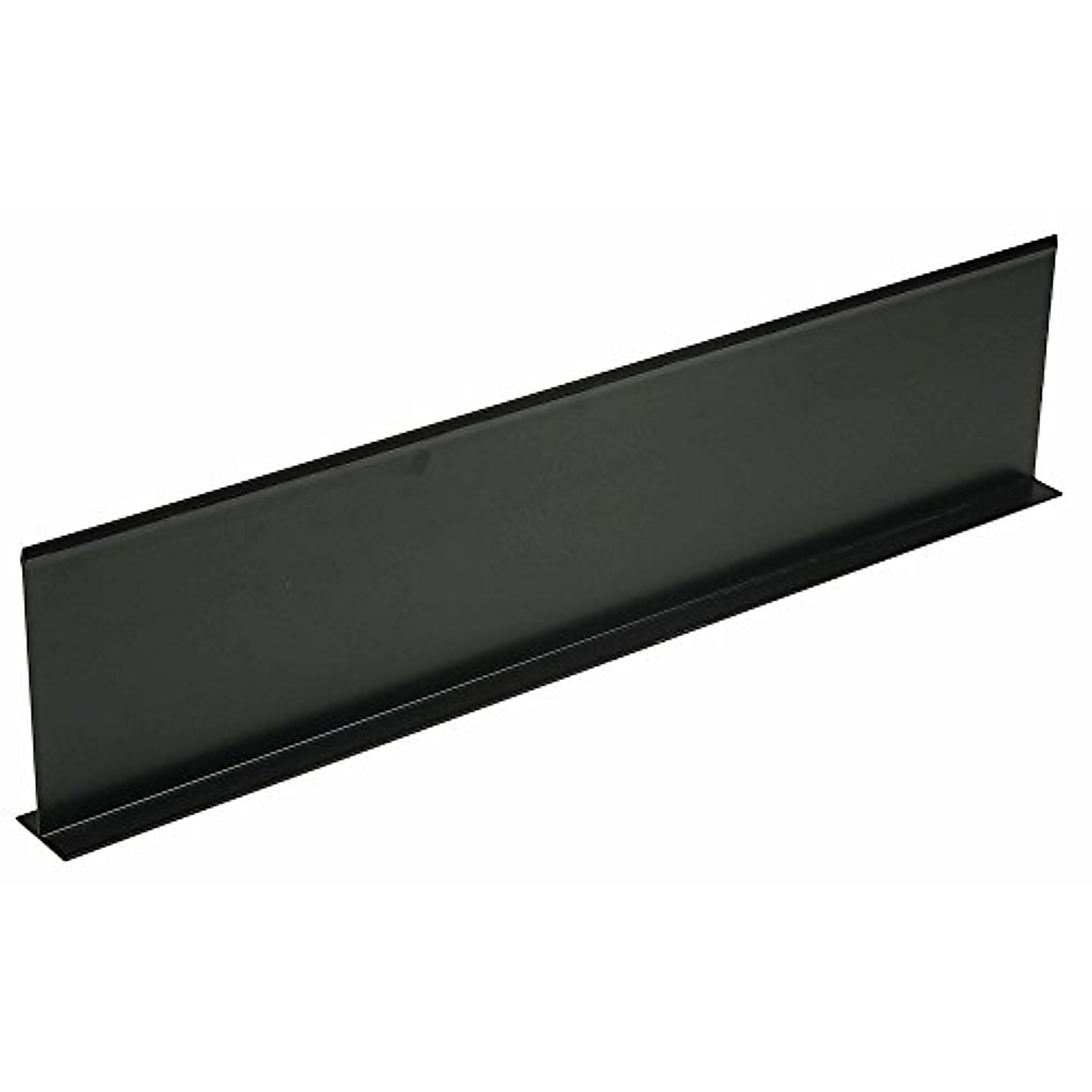 Shelf Divider T Shape Black Plastic - 30" L x 7" H