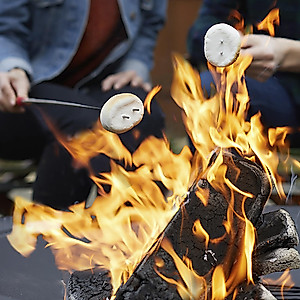 Duraflame 4.5 Pound 3 Hour Long Burn Time Indoor Outdoor Quick Light Fire Log for Camping, Firepits, Bonfires, and Fireplaces (6 Pack)