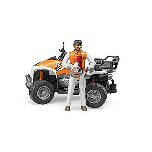 Bruder Quad with Driver (Colors May Vary)