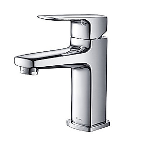 Kraus KEF-15501CH Virtus Single Lever Basin Faucet, Chrome