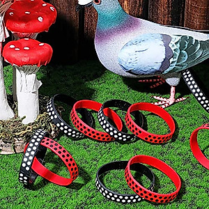 Civaner 24 Pieces Ladybug Party Decoration Favor Ladybug Silicone Bracelets Ladybug Silicone Wristbands Ladybug Themed Bracelet Wristband