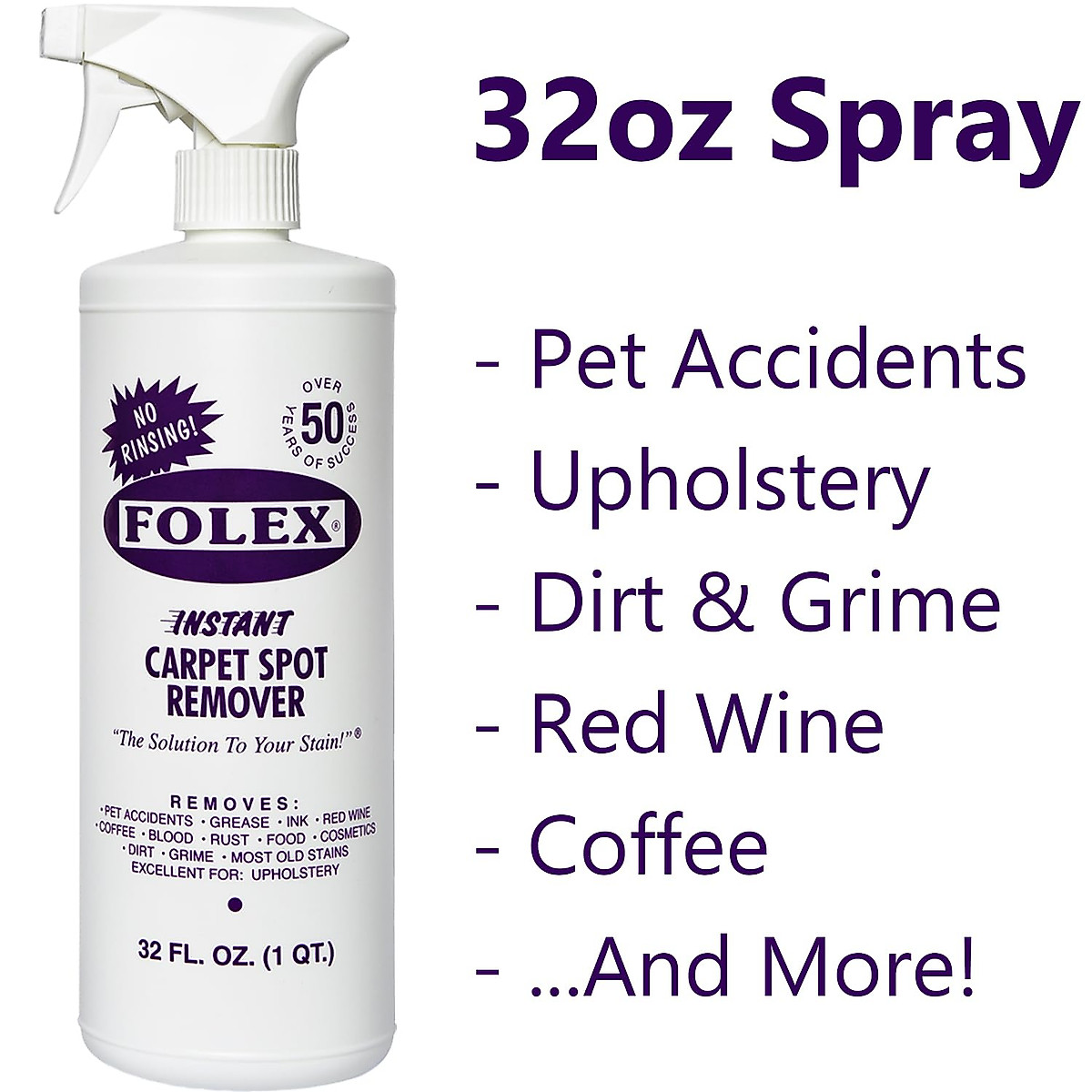 FOLEX Cemko Cleaning Cloth Instant Carpet Spot Remover | Instant Carpet Spot Remover Kit, 32oz