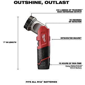 Milwaukee M12 12-Volt Lithium-Ion Cordless Combo Kit (5-Tool) with Two 1.5 Ah Batteries, Charger and Tool Bag