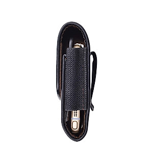 Tiflook Phone Holster for Samsung Galaxy S24 S23 S22 S21 Ultra S20 FE S10 S9+ S8+ Note 20 Note 10 Plus A12 A32 A52 A02S A11 A21 A51 PU Leather Cell Phone Pouch with Belt Clip Loop Card Holder,Black