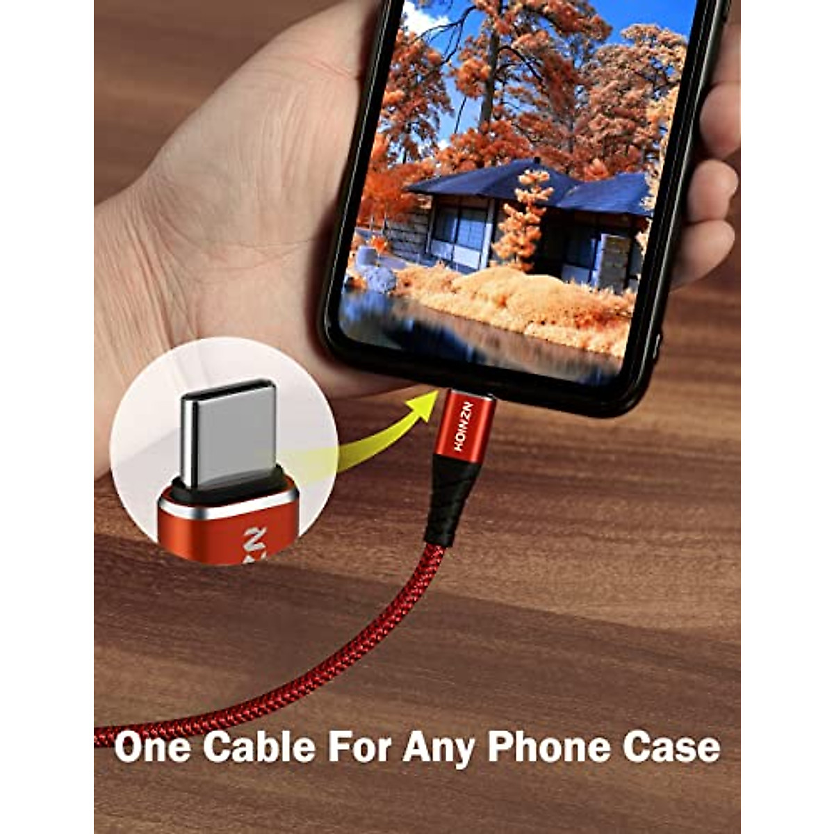 USB C Cable 6 ft [2 Pack],USB-A to USB-C Fast Charging Durable Nylon Braided Type C Cord Compatible with Samsung Galaxy S10 S9 S8 S20 A73 A51,Note 10 9 8 Android Cell Phone USB C Charger Cable Red