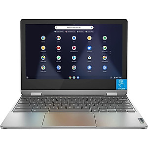 Lenovo Flex 3 2-in-1 11.6" HD Touchscreen Chromebook Laptop, Mediatek MT8183 Processor, 4GB RAM 32GB eMMC, Bluetooth, Wi-Fi, HD Audio, Chrome OS, Arctic Grey