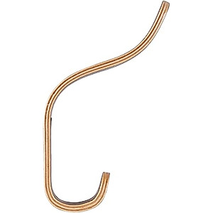 Plywood Wall Hooks Set of 4 Wood Coat Hooks Hanging Clothes Hats Robes Towels Walnut Wooden