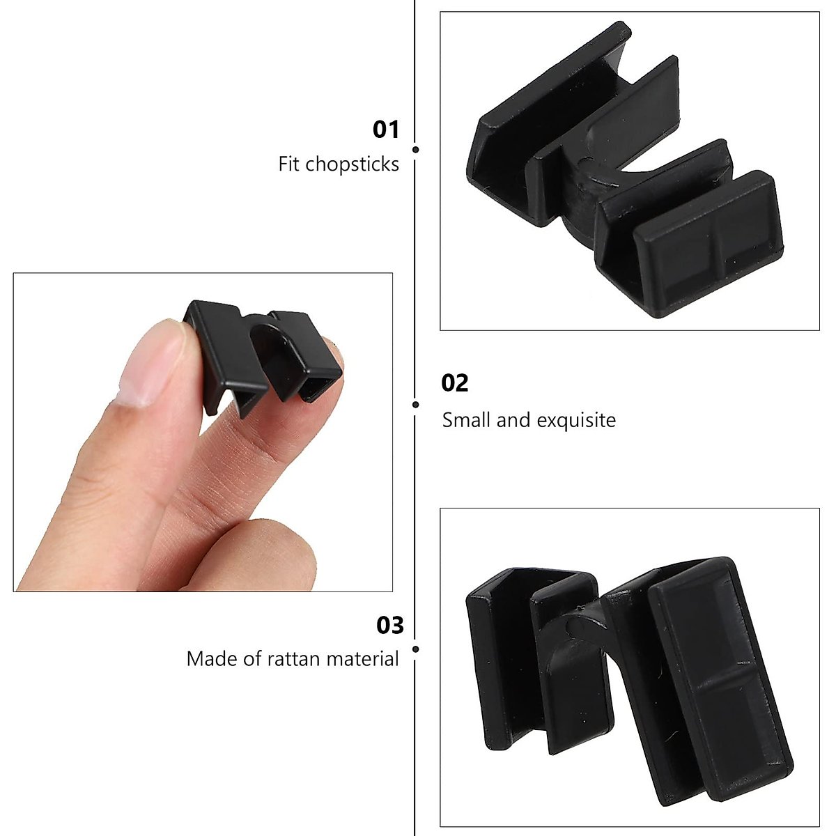 TOPBATHY Training Chopsticks Reusable Chopstick Helpers Training：10PCS Chopsticks Hinges Connector Right or Left Handed Chopsticks Helper Beginners for Beginners, Trainer, Seniors