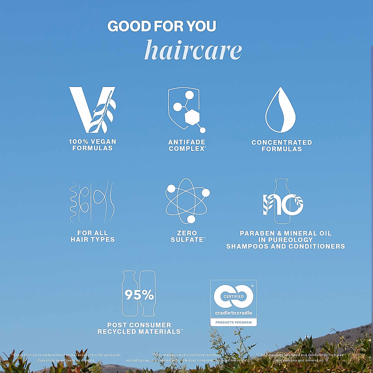 Pureology Pure Volume Conditioner | For Flat, Fine, Color-Treated Hair | Restores Volume & Movement | Sulfate-Free | Vegan | Updated Packaging | 1.7 Fl. Oz. |