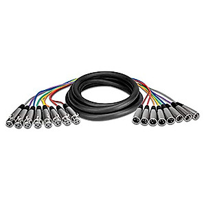 Hosa XLR-807 Balanced Snake, XLR3F to XLR3M, 7 m