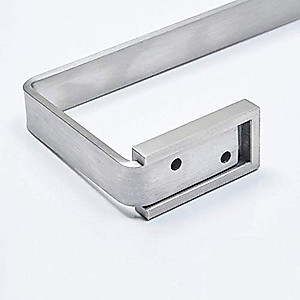 LIRUXUN Towel Bar, Hand Towel Holder Stainless Steel SUS 304, Bathroom Hardware Accessory Towel Rack, Contemporary Style, Brushed Nickel Wall Mounted (Size : 40cm)