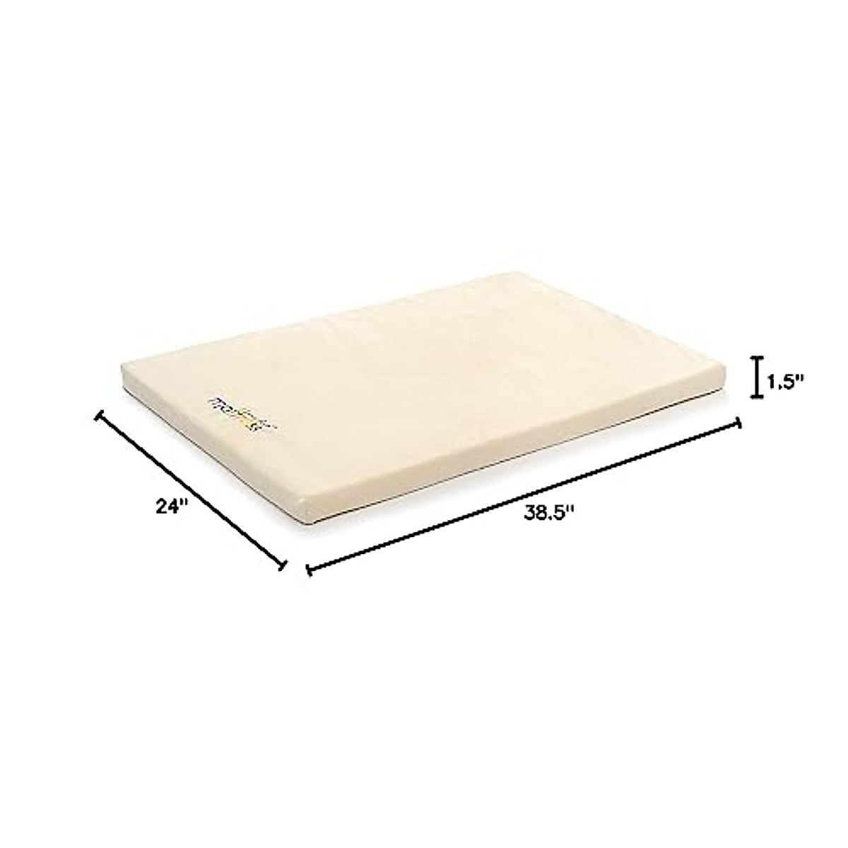 My First Pack N Play Mattress Pad or Mini Crib Pad, 38-1/2" x 24" x 1-1/2"