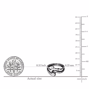 Dazzlingrock Collection 0.50 Carat (Cttw) Black Plated 10K Diamond Wedding Ring Set 1/2 CT, White Gold, Size 5.5