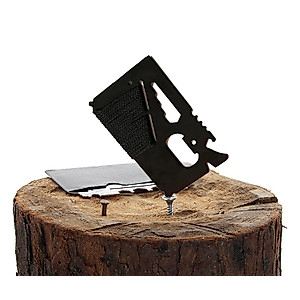 14 in 1 Beer Opener Survival Card Tool,Credit Card Sized Wallet Multitools Gift for Men & Gadgets Tactical Survival Tools (5 pack)