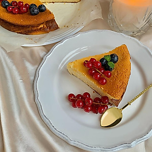 HOSTK Retro Coffee Spoons, Creative Tableware Dessert Spoons, Crystal Alloy Spoons, Vintage Carved Tea Spoons for Coffee Sugar Ice Cream Dessert Cake Soup Party Supplies Home Office(18 Pieces)