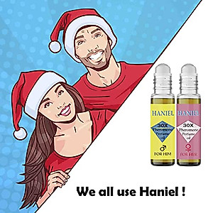 Haniel Pheromone Perfume Oil for Men Luxury and Power Classic Cologne Scent,Enhance Attracttion Formula, Intoxicating,Sunny yet seductive,For Manly Temperament, Roll On Easy Carry