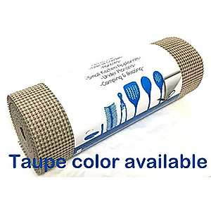 CCS Rainforest Non-Adhesive Non-Slip Shelf and Drawer Liner, (Black, 12-inch x 20-feet)