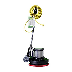 USA-CLEAN X17SS Floor Scrubber Machine - 17 inch (432mm) Cleaning Path - Industrial Commercial Use, Walk-Behind, Plug-in Electric, Quiet, and Easy to Use