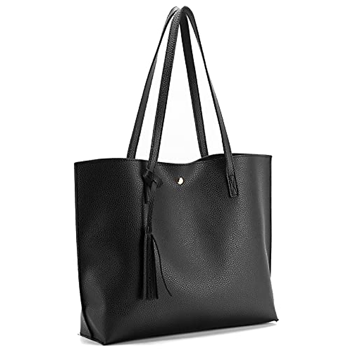 Fateanuki Womens Purses and Handbags Faux Leather PU Tote Bag Sets for Women Crossbody Bags Satchel Purse 2Pcs