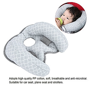 SH-RuiDu Portable Baby Seat Stroller Head Neck Support, Double Sided Baby Breathable Travel Pillow Cushion for Carseats Pushchair Pram Carrier Lounger