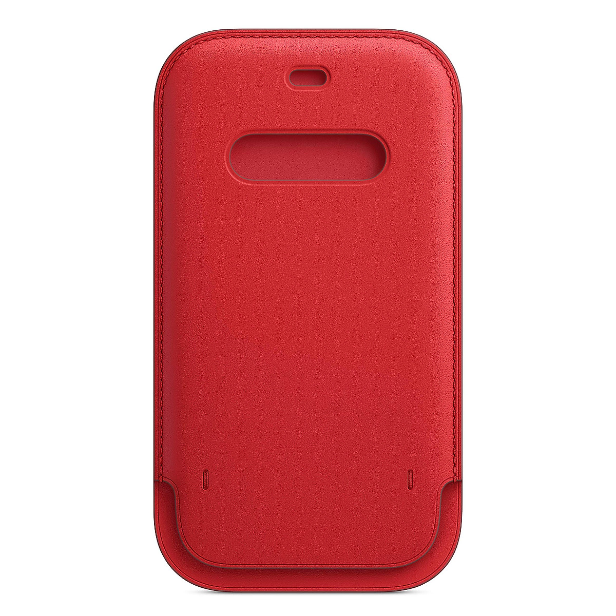 Apple iPhone 12 and 12 Pro Leather Sleeve with MagSafe - (PRODUCT) RED