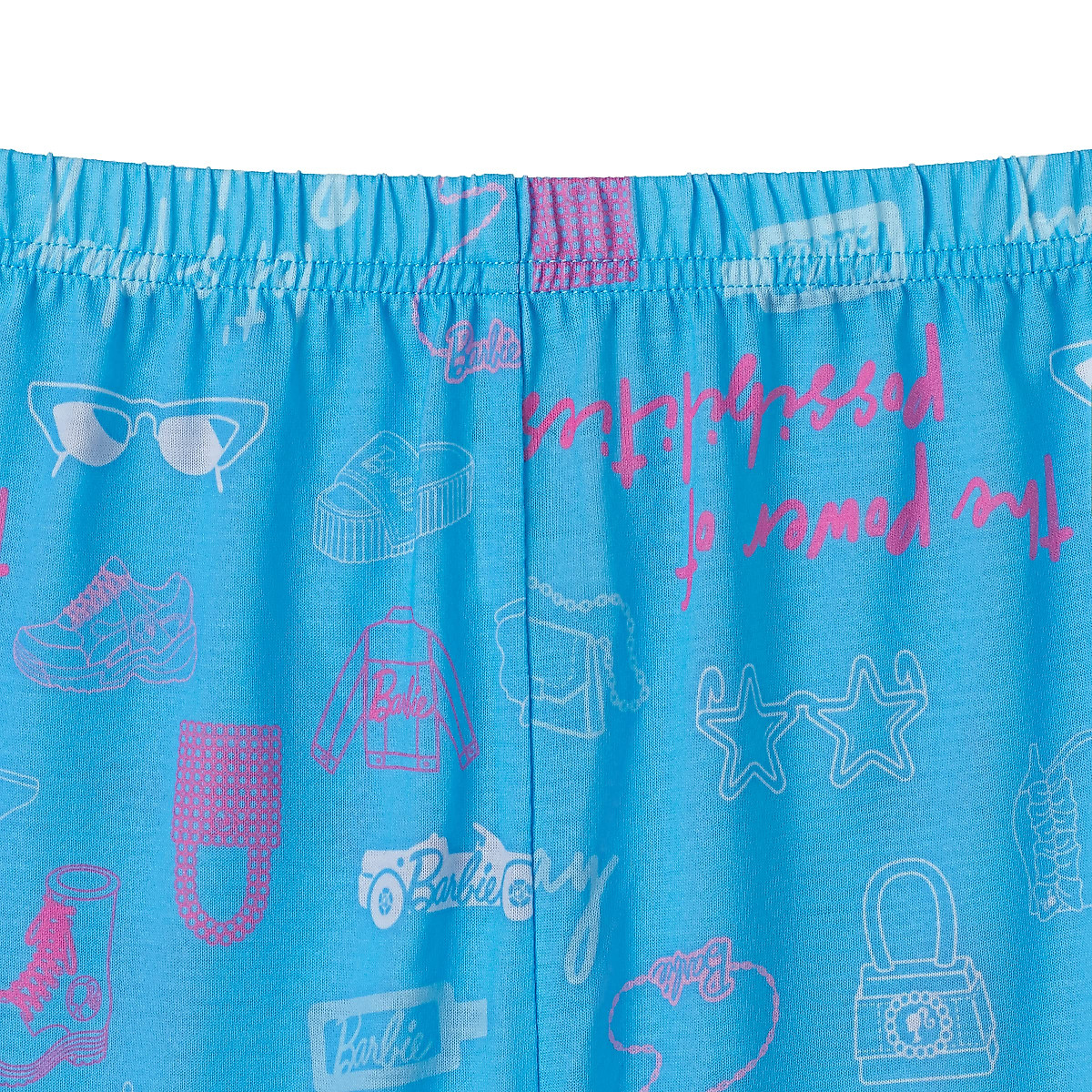 Barbie Girls Pajama Pants and Sleep Shirt Sets for Kids 4 Piece Sleepwear Set for Girls (as1, numeric, numeric_4, regular, Light Blue-Light Pink)