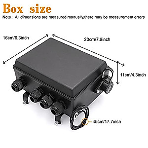 Torkettle Winch Solenoid Relay Control contactor Box for 8000-17000lbs Electric ATV UTV Winch 12V