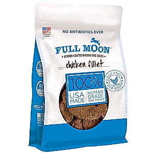 Full Moon Chicken Fillet Healthy All Natural Dog Treats Human Grade Made in USA 48 oz