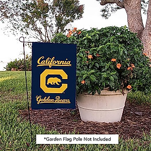 University of California Berkeley Garden Flag Golden Bears Cal UC Banner 100% Polyester (Design H)