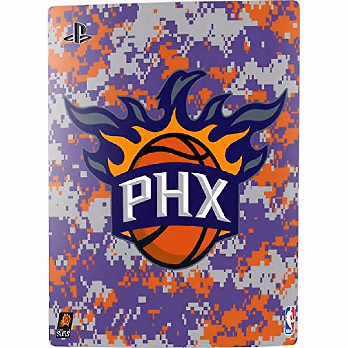 Skinit Decal Gaming Skin Compatible with PS5 Console - Officially Licensed NBA Phoenix Suns Digi Camo Design