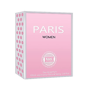 Hybrid & Company Paris Women Women Romantic and Sensual Perfume Eau de Parfum 3.4 Fl oz