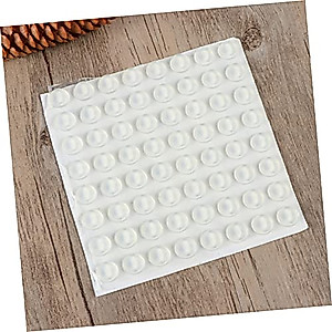 Ciieeo 128 Pcs Cabinet Door Pads Cupboard Bumper Pads Cabinet Stoppers Rubber Silicone Bumpers Cabinet Door Bumpers Cabinet Bumpers Clear Door Stopper Clear Bumpers Car Door Wall Door