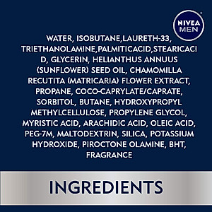 Nivea Men Sensitive Skin & Stubble Shave Foam - Beard Softener For Men - 7 Fl Oz. Can