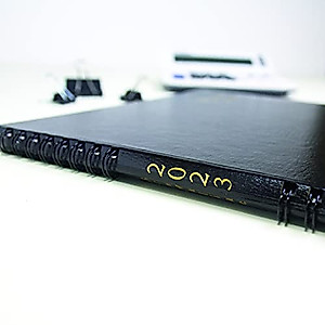 Brownline CoilPro 14-Month Ruled Monthly Planner, 11 x 8.5, Black Cover, 14-Month (Dec to Jan): 2022 to 2024