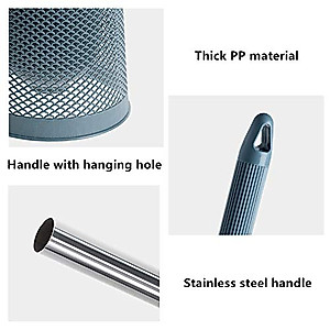 SPOUR Toilet Brush,Floor Standing Toilet Brush,Hideaway Toilet Bowl Brush for Bathroom,Deep Cleaner Toilet Brushes-Dark_Gray