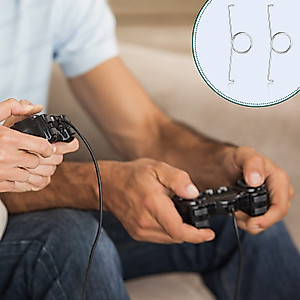 Hotop 30 Pcs Replacement L2 R2 Trigger Button Springs with Storage Box, Silver Metal Trigger Button Spring Compatible with Playstation PS5 Controller Parts Repair Accessories