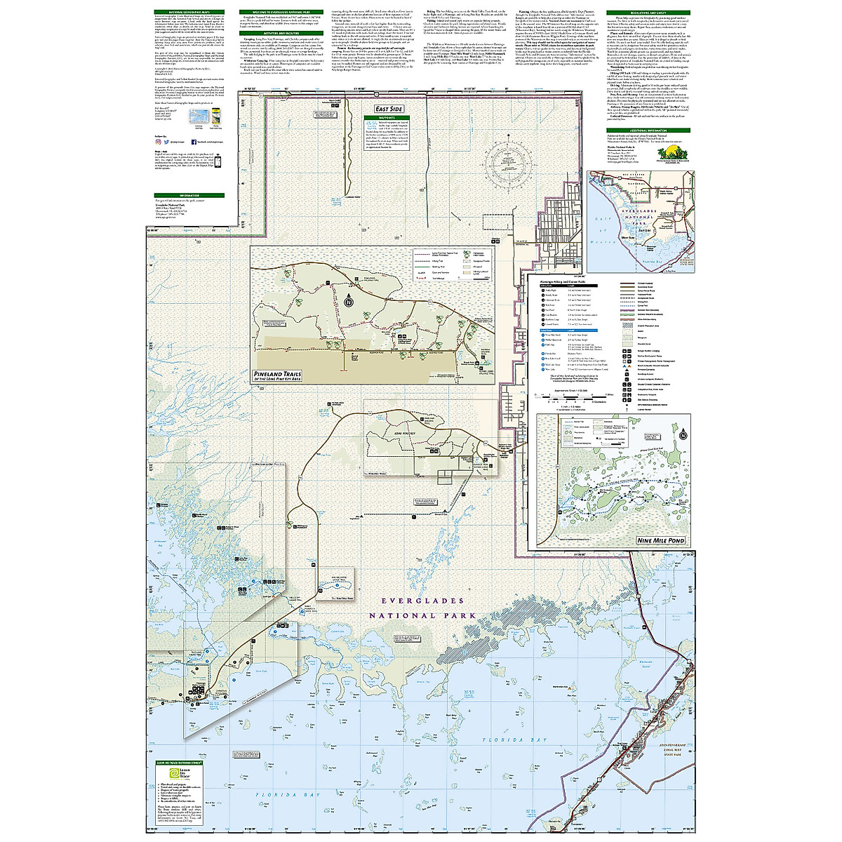 Everglades National Park Map (National Geographic Trails Illustrated Map, 243)