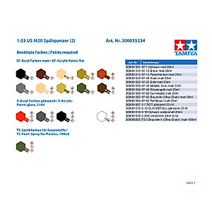 Tamiya 35234 1/35 M20 Armored Utility Car