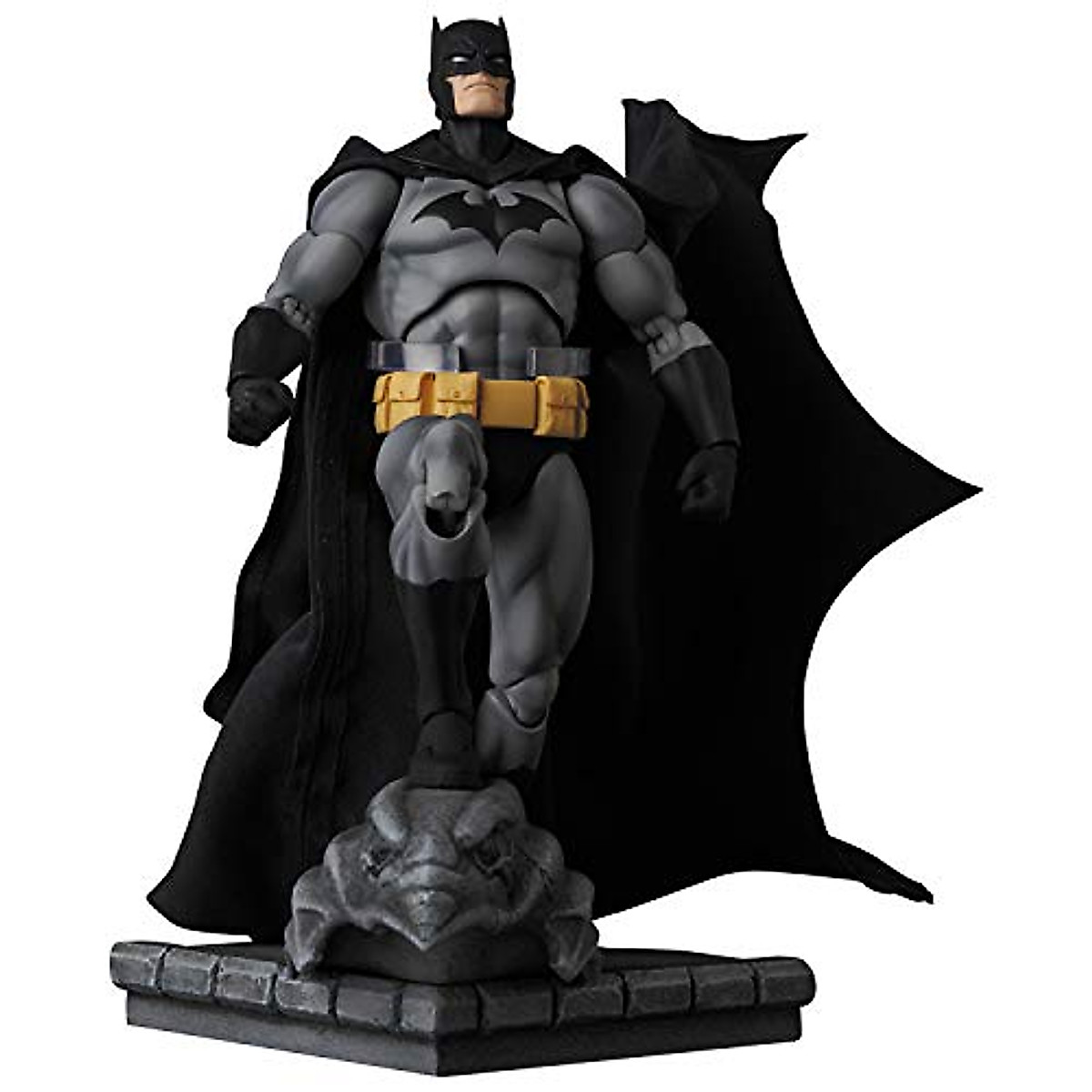 DC Comics: Batman Hush (Black Version) Mafex Action Figure, Multicolor