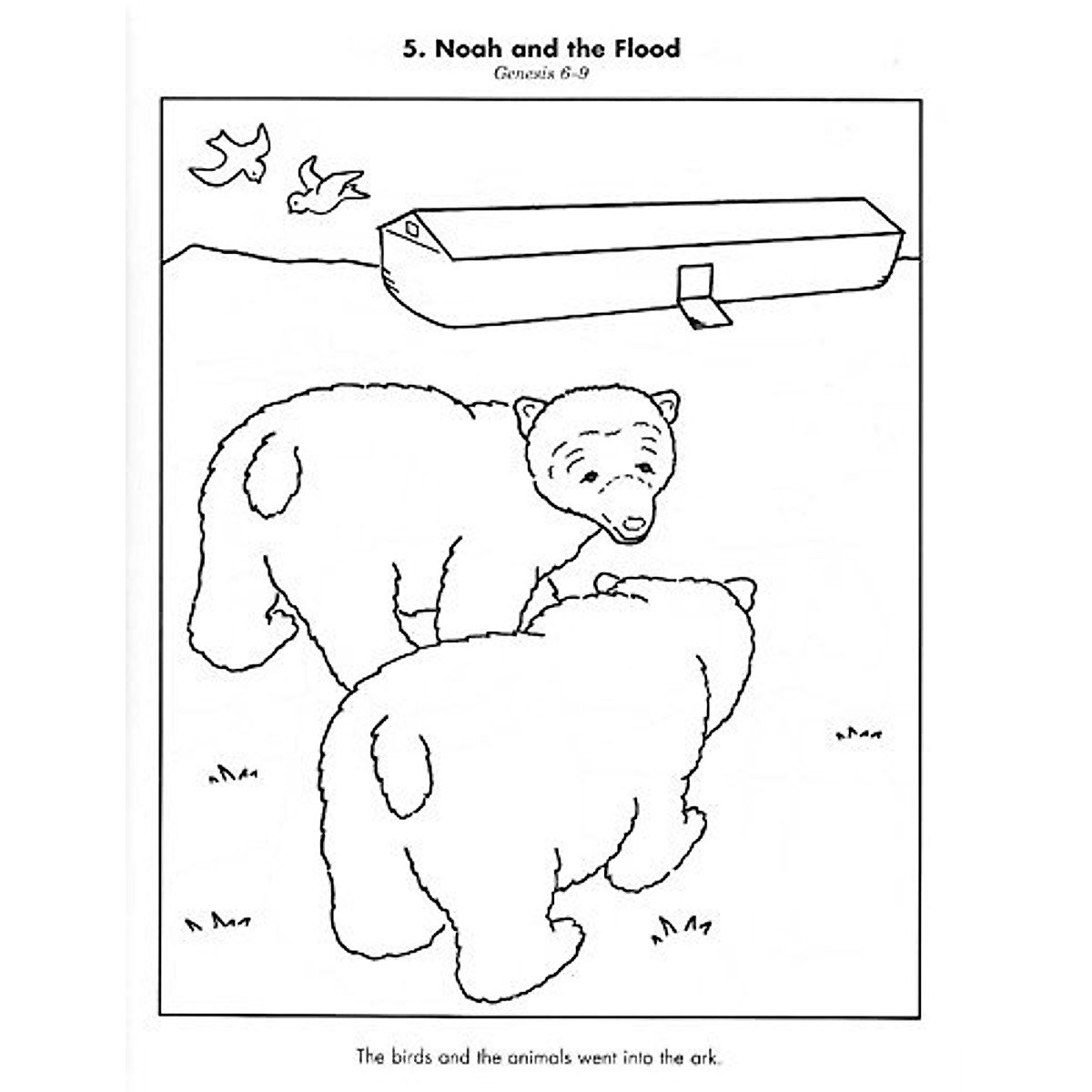 Rod and Staff Bible Pictures to Color - Children's Coloring Book Workbook (A-B-C Series)