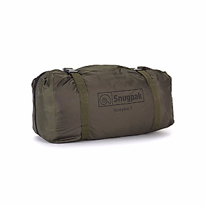 Snugpak Scorpion 3 Tent, 3 Person 4 Season Camping Tent, Waterproof, Olive
