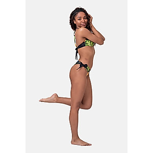 NEBBIA Earth Powered Bikini Top 556 (Small, Jungle Green)