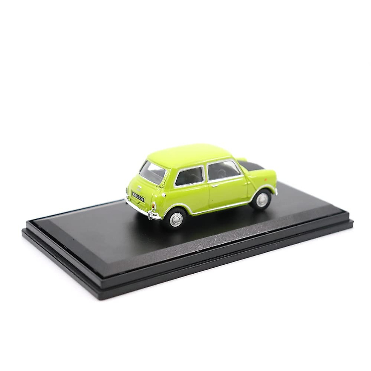 Motor city classics 1:43 Mini Cooper Green: Black Bonnet - Optimum Diecast