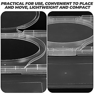 Wet Wipe Dispenser Portable Baby Wipes Dispenser Clear Refillable Tissue Box On- The- Go Wipes Dispenser Baby Wipes Holder for Car Outdoor Bathroom 4Pcs