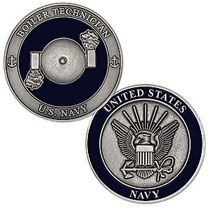 U.S. Navy Boiler Technician (BT) Challenge Coin